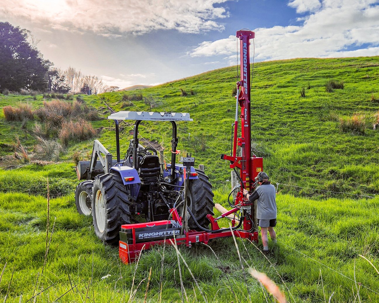 Kinghitter Post Drivers: Hydraulic Post Driver, Tractor postdriver ...