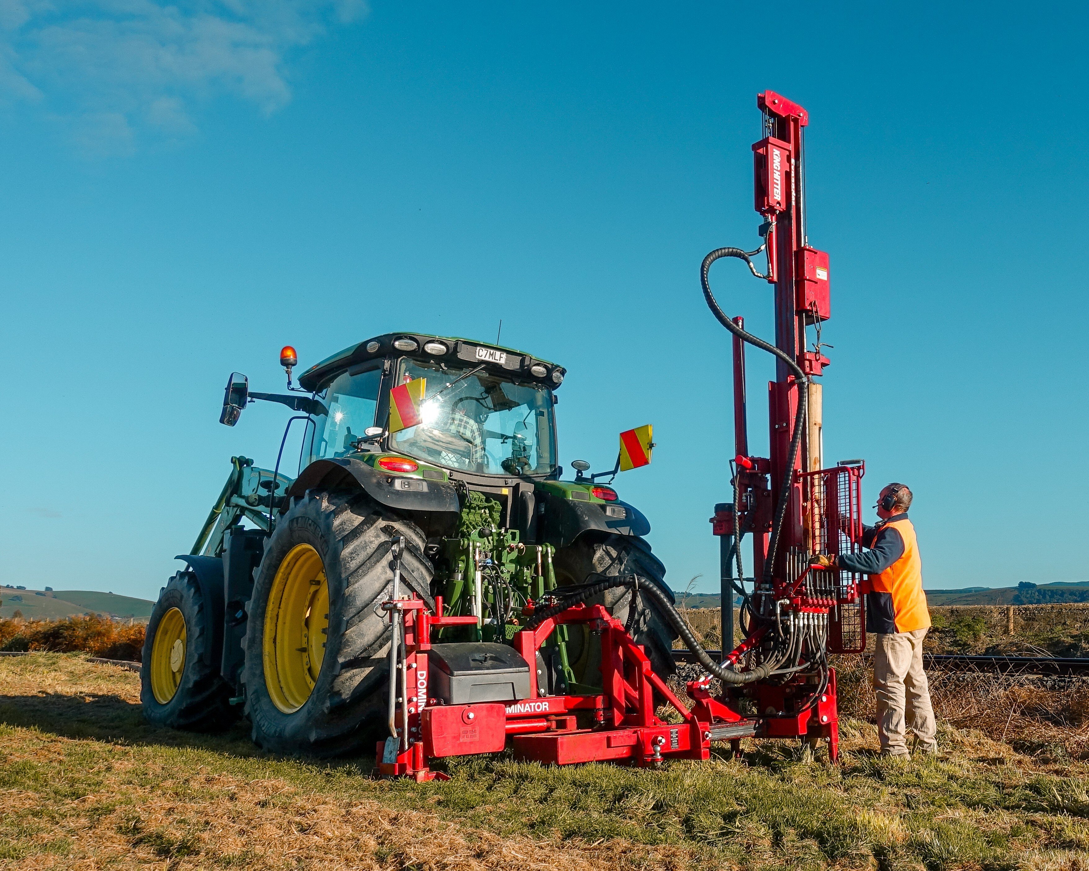 Kinghitter Post Drivers: Hydraulic Post Driver, Tractor postdriver ...